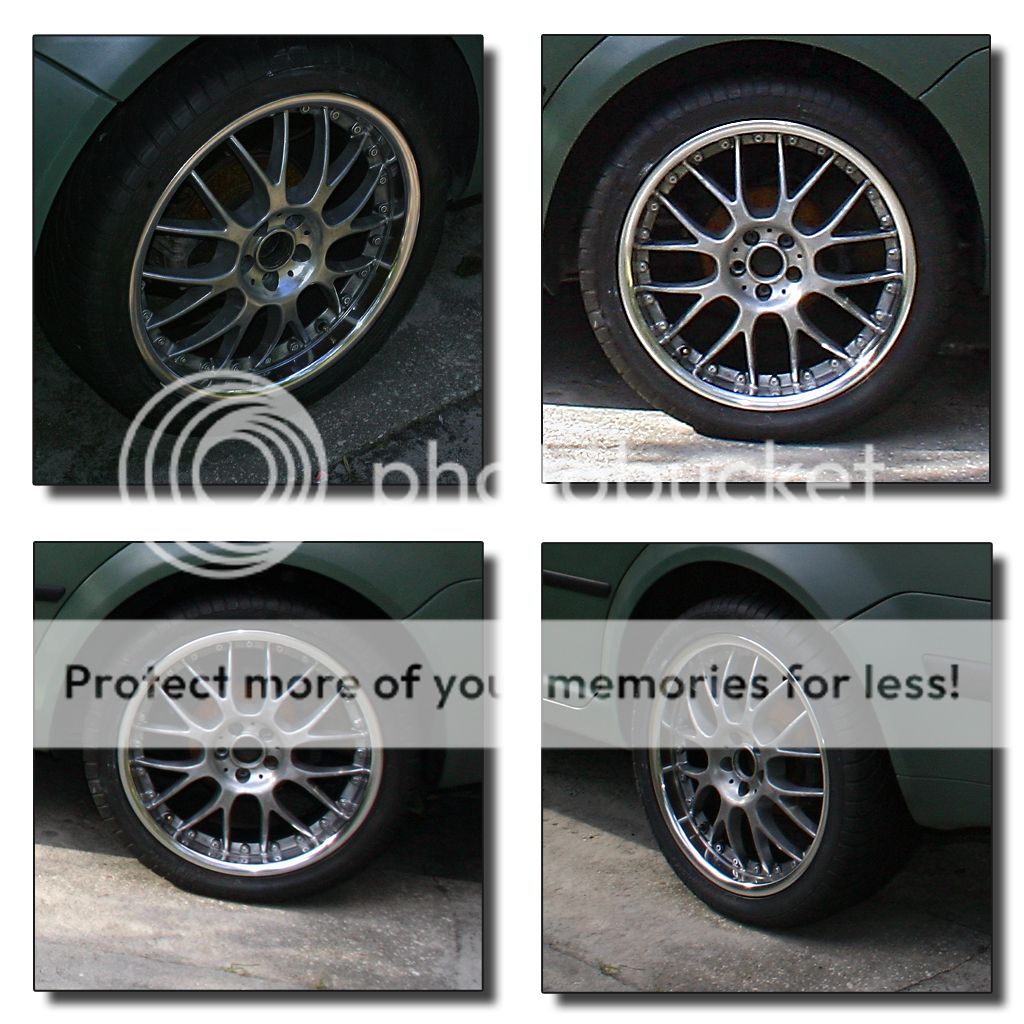 FS/WTT: 18" x 8.5" Flik Wasp wheels with new tires freshly restored ...